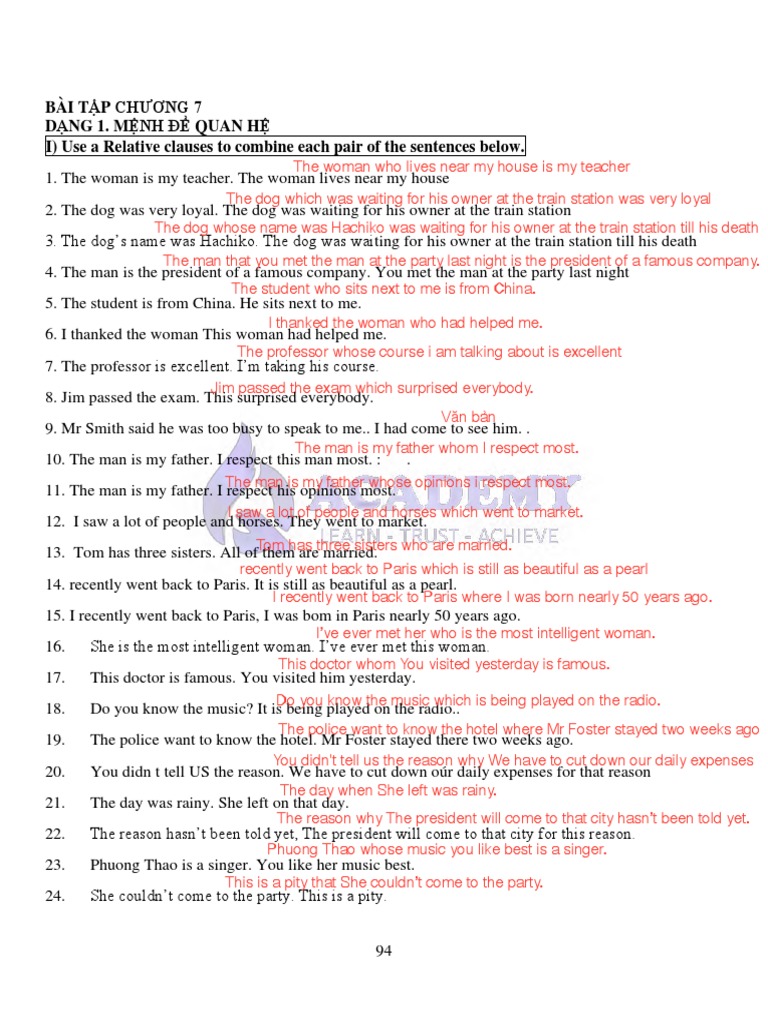 Eng Assigment Chapter 3, 4 | PDF