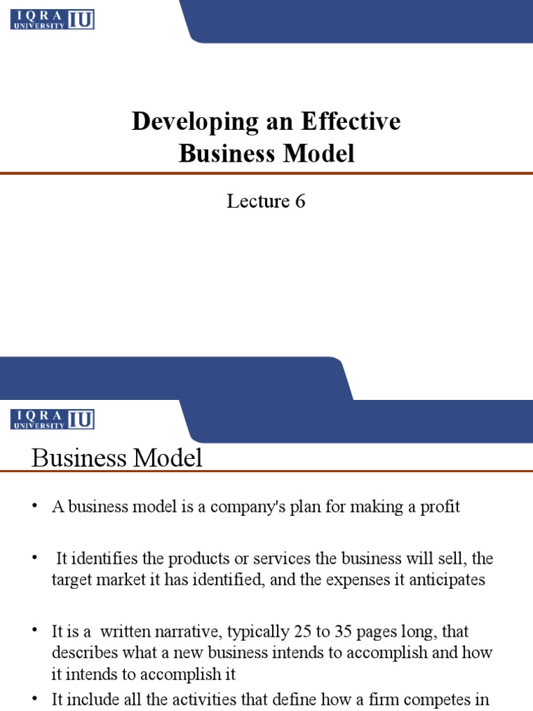 Business Model Development Guide | PDF | Business Model | Strategic ...