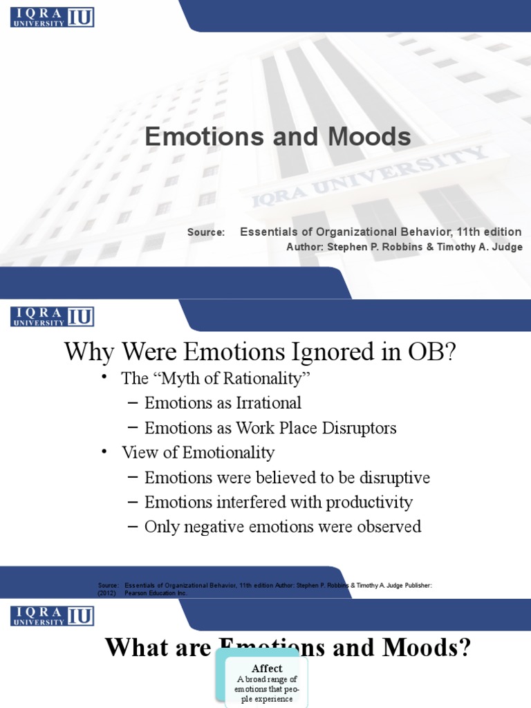 Understanding Emotions in the Workplace | PDF | Emotions | Mental Health
