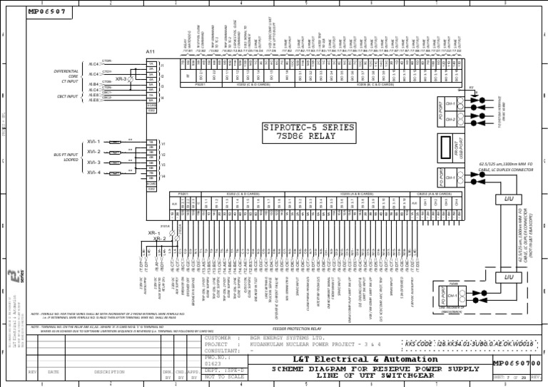 Siprotec-5 Series 7Sd86 Relay: L&T Electrical & Automation | PDF