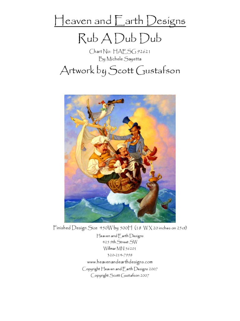 HAESG 92621 Rub A Dub Dub PDF | PDF