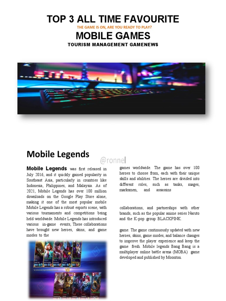 Silva Ronnel Comprod Activity | PDF | Game Design | Video Game Gameplay