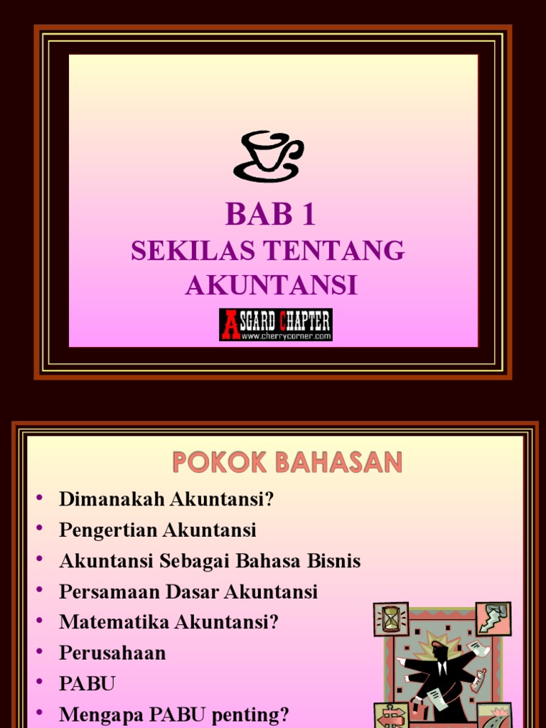 Bab 01 Sekilas Tentang Akuntansi | PDF