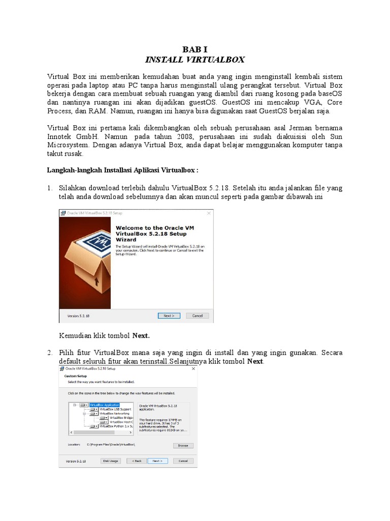 Isi Buku Installasi Sistem Operasi Dengan Virtualbox | PDF
