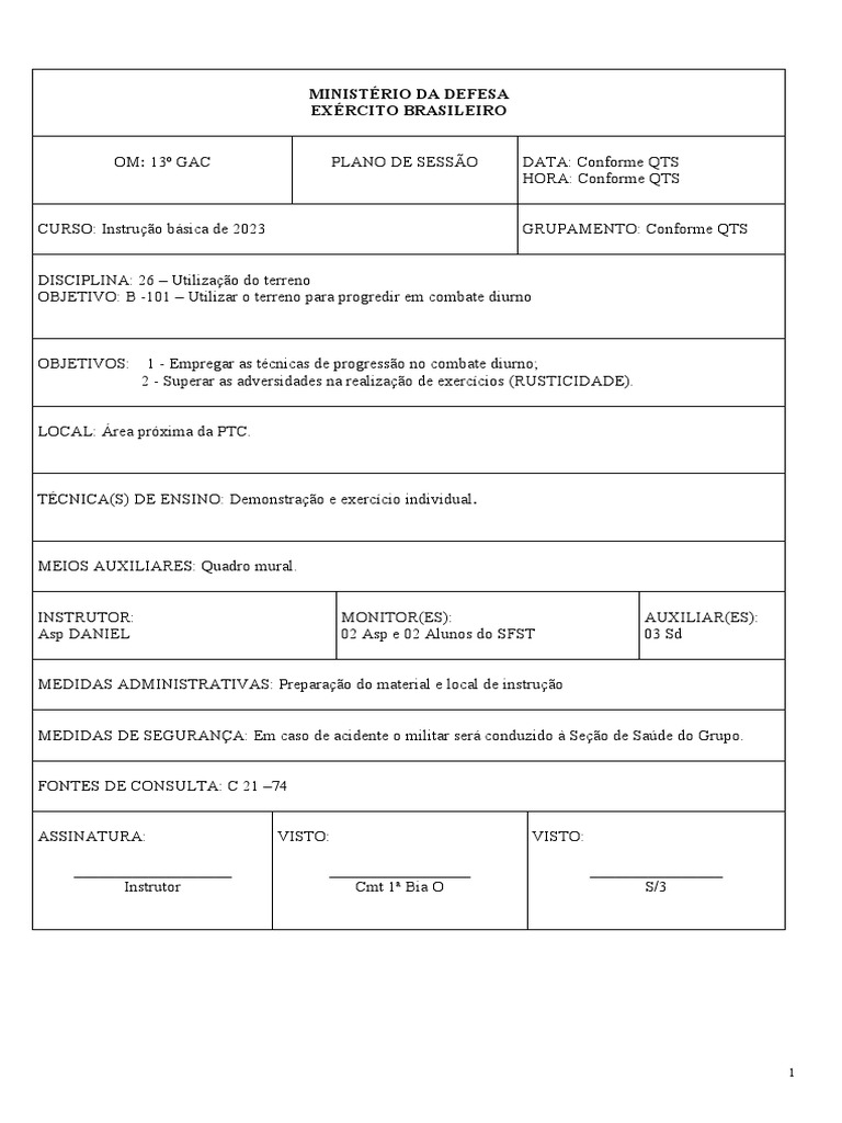 Plano Sessão Prog Diurna | PDF | Incêndios