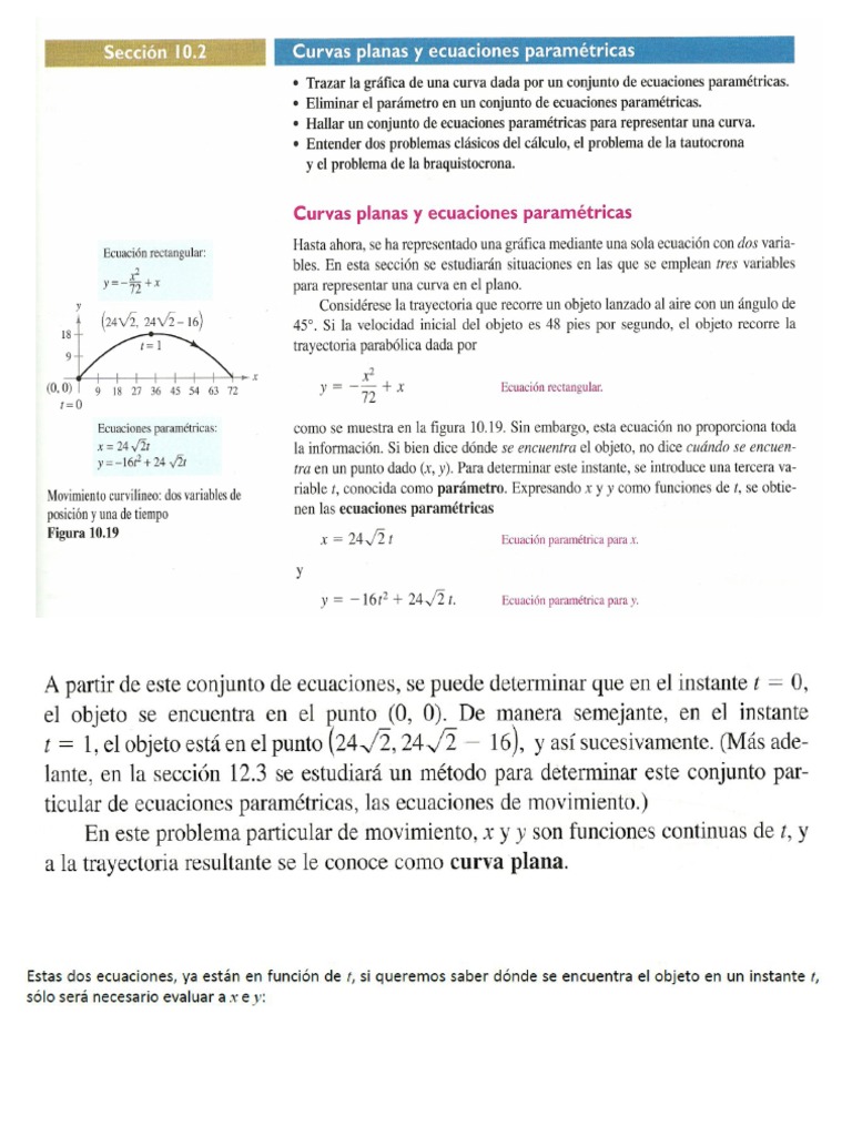 1 Presentacion de Curvas Planas | PDF
