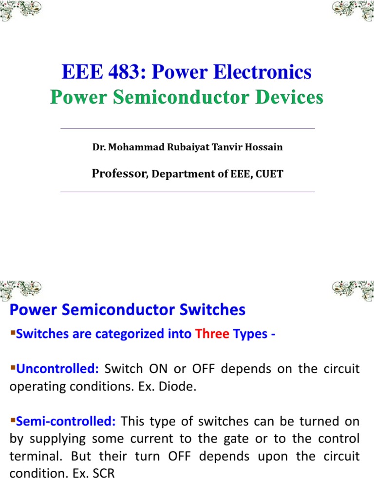 Power Semiconductor Devices | PDF | Field Effect Transistor | Mosfet