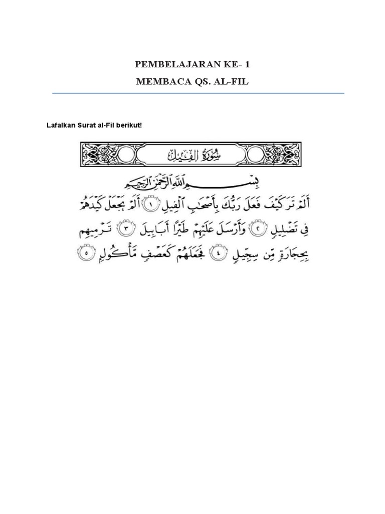 LKPD PAI Kelas 4 | PDF