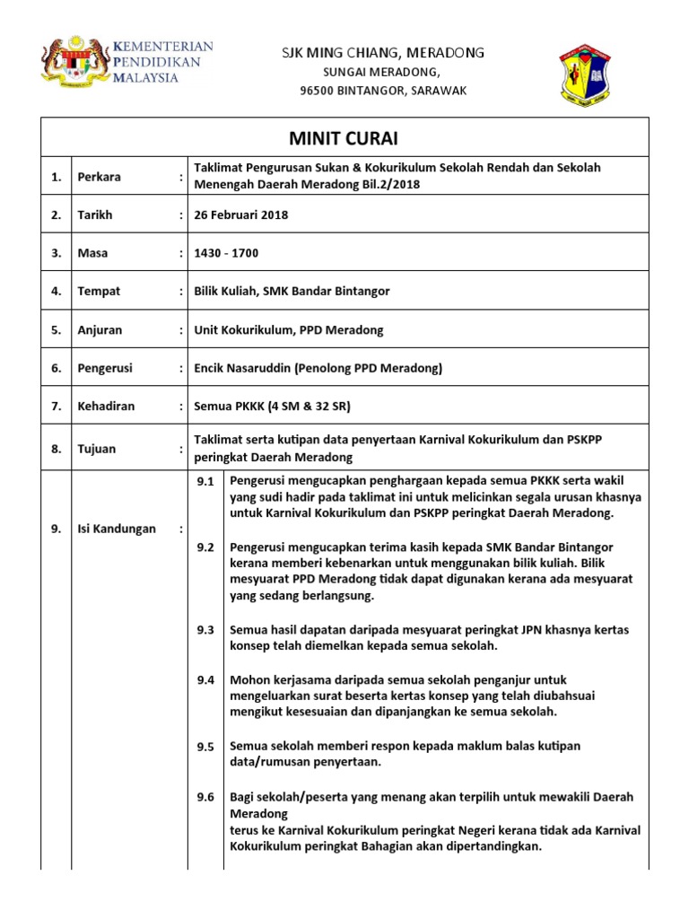 Minit Curai 2 KK | PDF