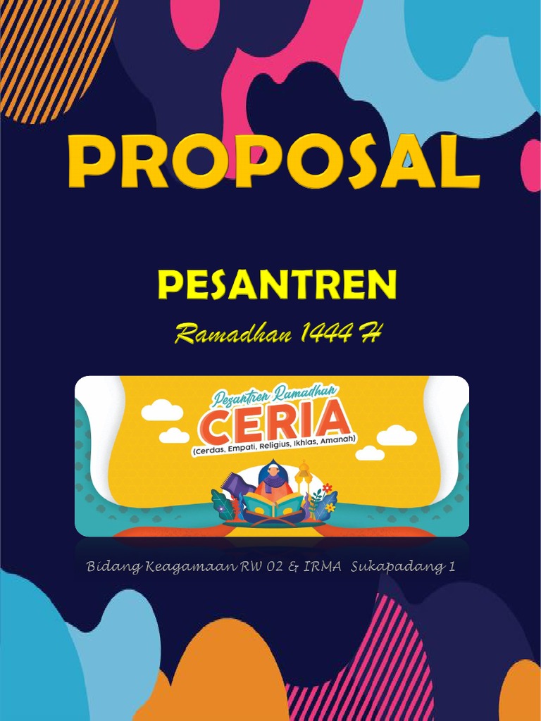 Proposal Pesantren Ramadhan CERIA 2023 Cover | PDF