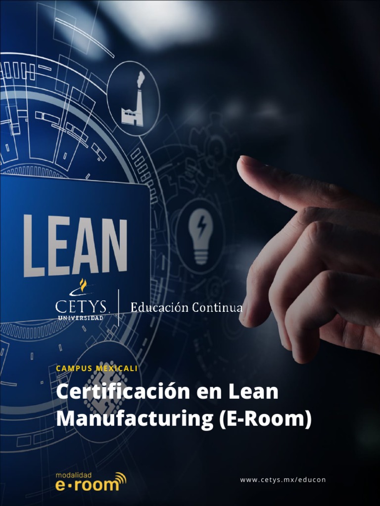 Certificación en Lean Manufacturing (E-Room) | PDF | Lean Manufacturing ...