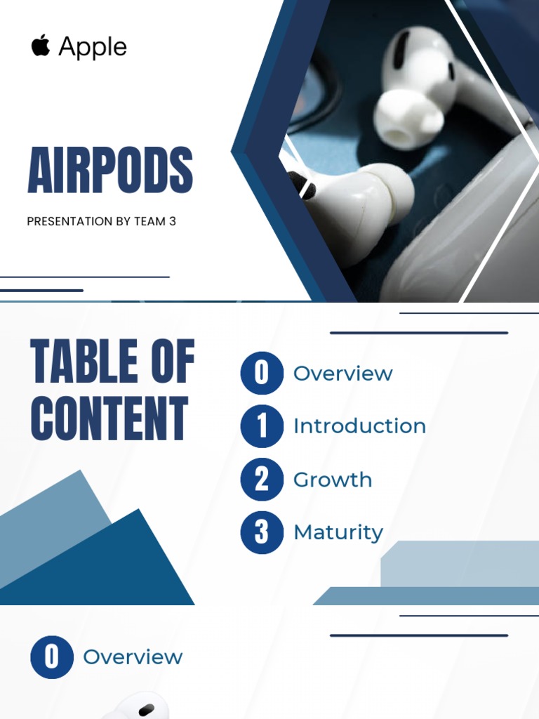Airpods: Presentation by Team 3 | PDF | Marketing | Apple Inc.