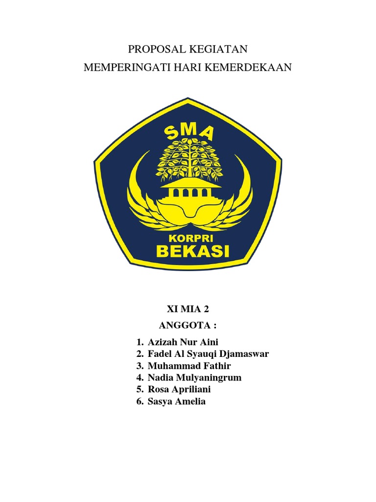 Proposal Kegiatan B. Indo PDF | PDF