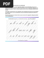 Copperplate | PDF | Calligraphy | Letter Case