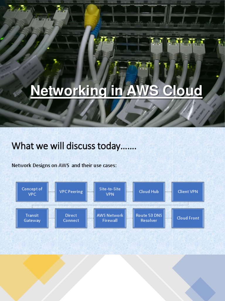 Networking in AWS PDF | PDF | Virtual Private Network | Firewall (Computing)