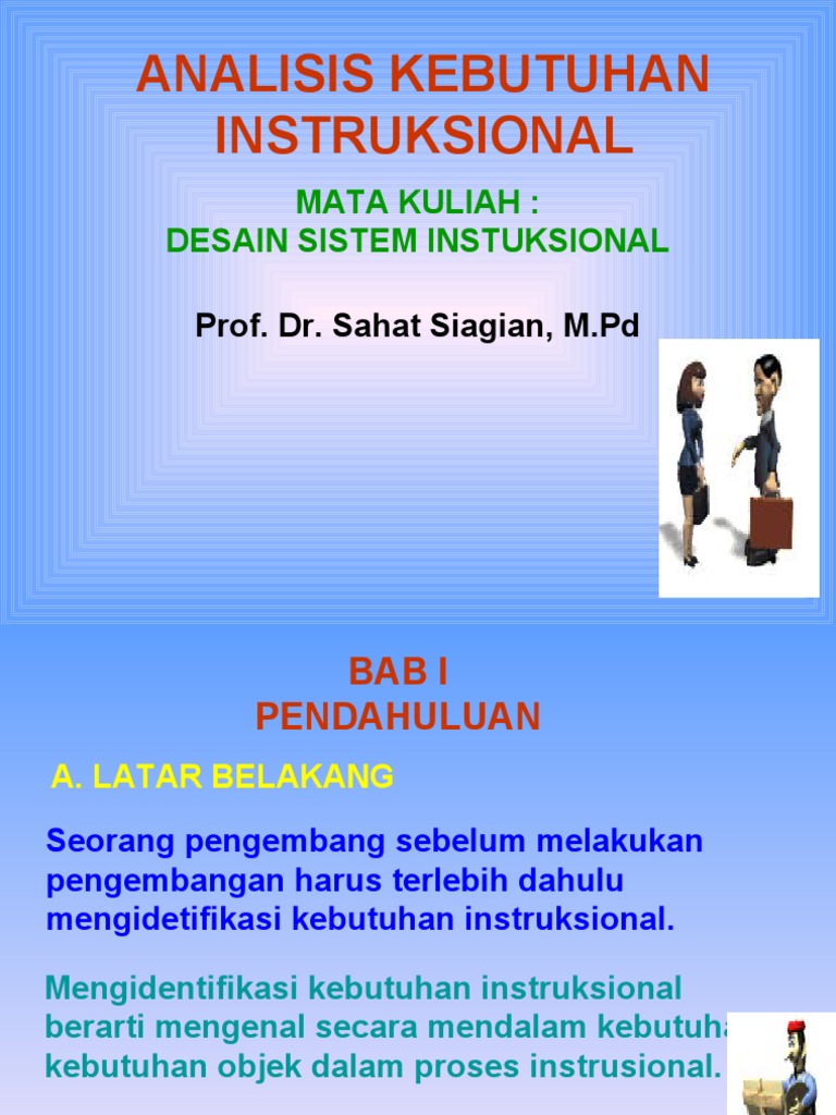 IDENTIFYING INSTRUCTIONAL NEEDS | PDF