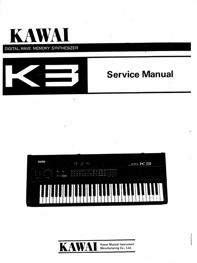 Kawai K3 ServiceManual PDF | PDF