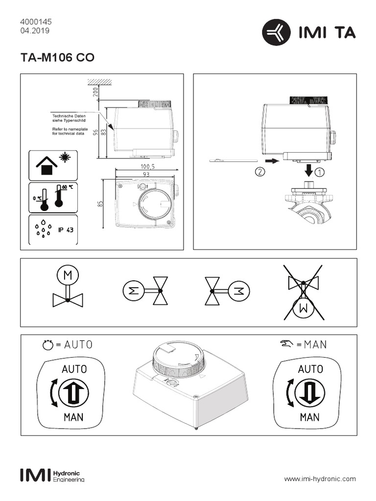 TA-M106 CO Instruction | PDF