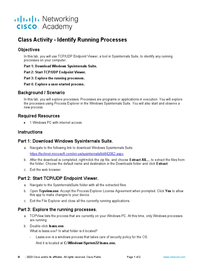 Identify Running Processes | PDF | Microsoft Windows | World Wide Web