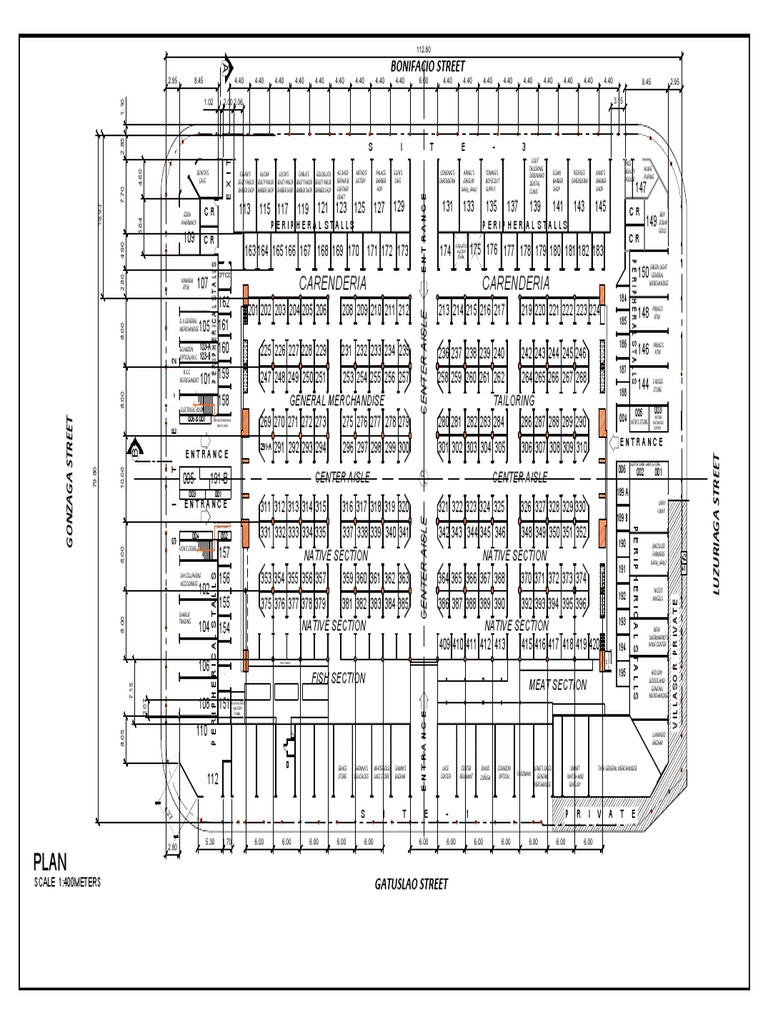 Central Market Plan | PDF