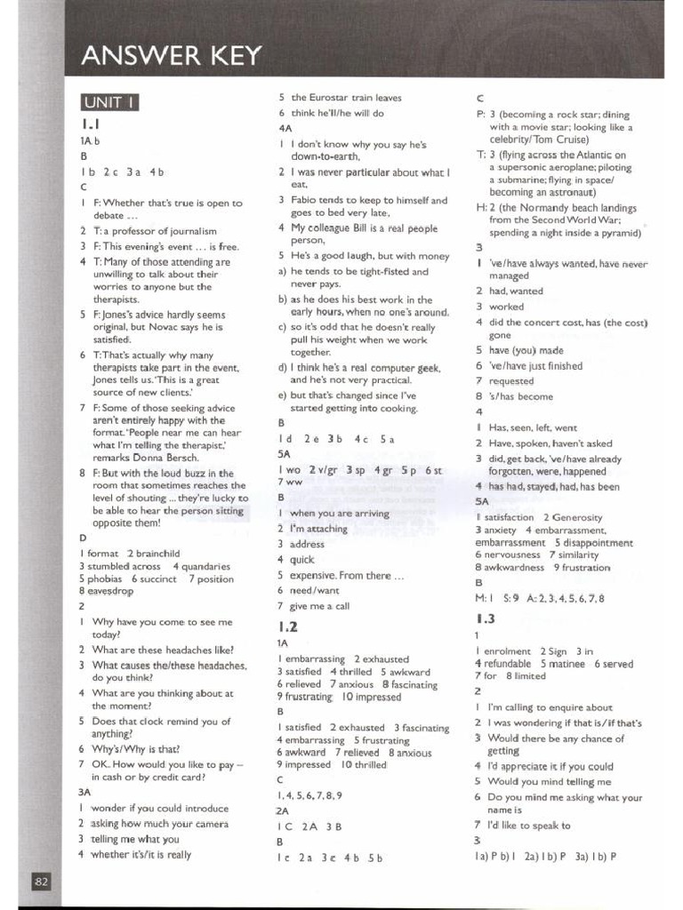 Speakout Upper-Intermediate WB Answer Key PDF | PDF