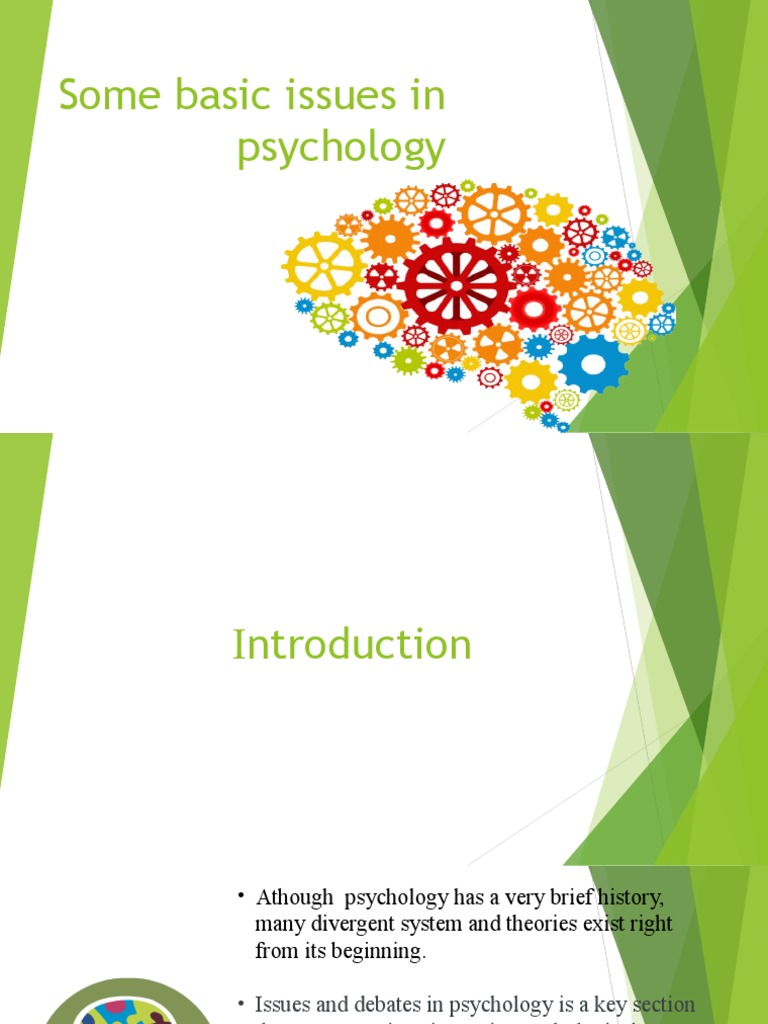 Exploring Key Issues in Psychology: A Discussion of the Mind-Body ...