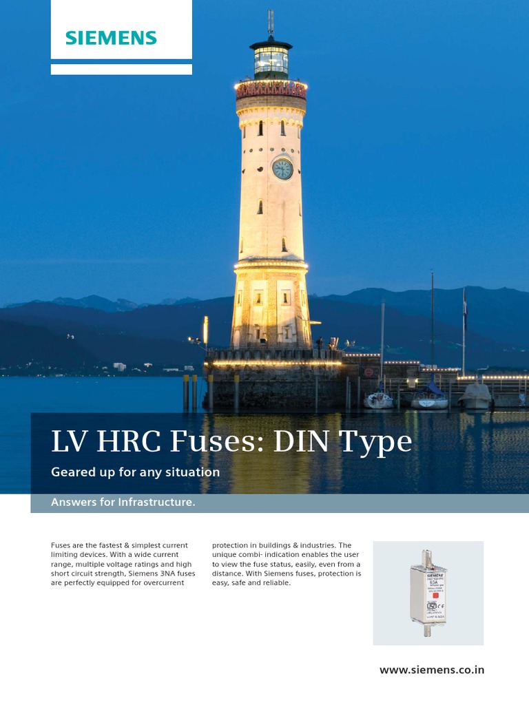 3na HRC Din Fuse | PDF | Fuse (Electrical) | Electricity