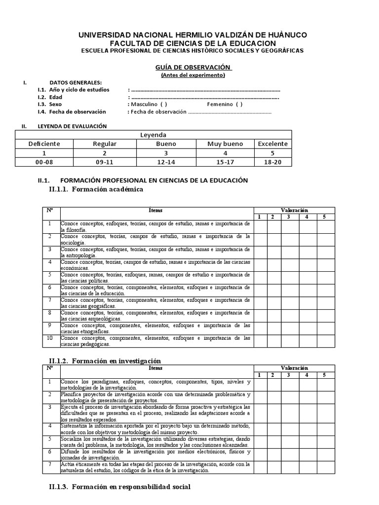 Instrumento y Ficha de Validacióbn Por Expertos 2023 | PDF | Metodología | Teoría
