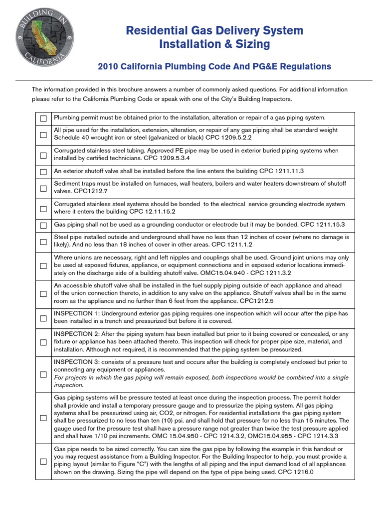 Residential Gas Delivery System Sizing: A Step-by-Step Guide to Sizing ...