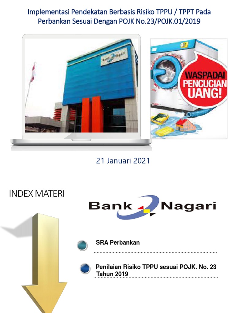Materi APU-PPT Bank Nagari Feb 2021 (Yudi) PDF | PDF