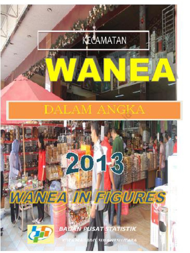 Wanea Dalam Angka 2013 PDF | PDF
