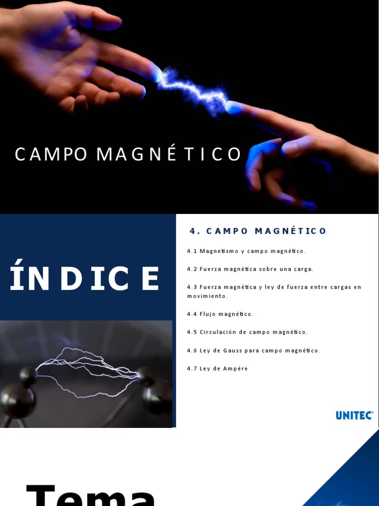 Campo Magnetico Semana 4 | PDF | Campo magnético | Corriente eléctrica