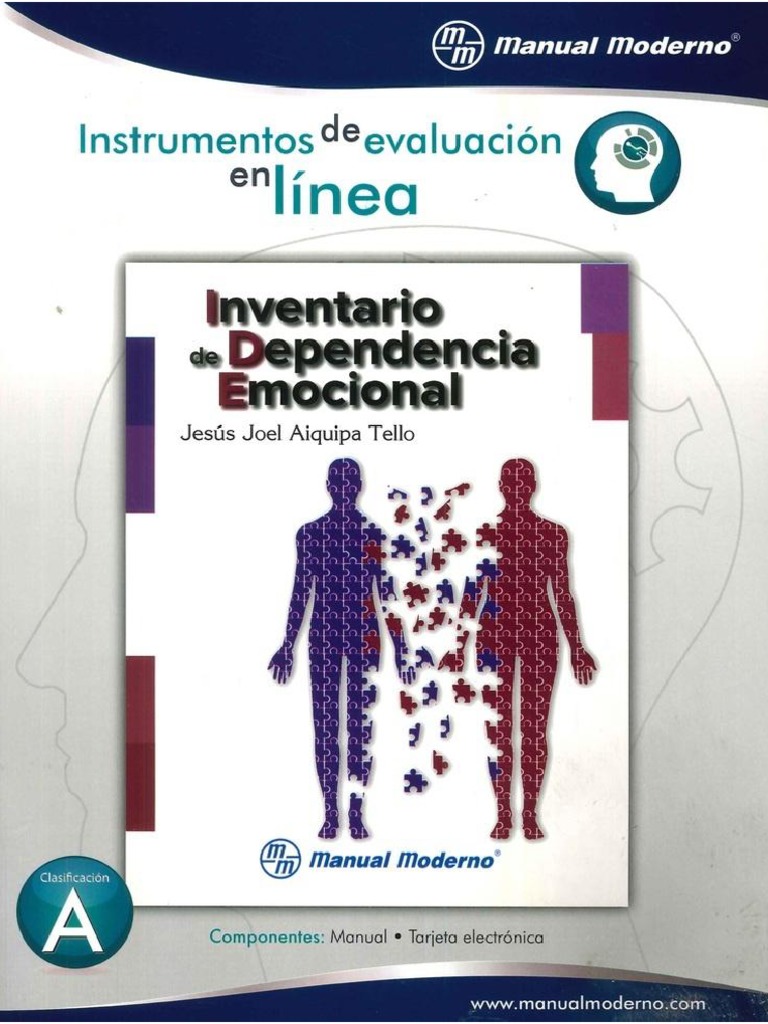 Aiquipa Tello Inventario de Dependencia Emocional Manual Ide PDF | PDF