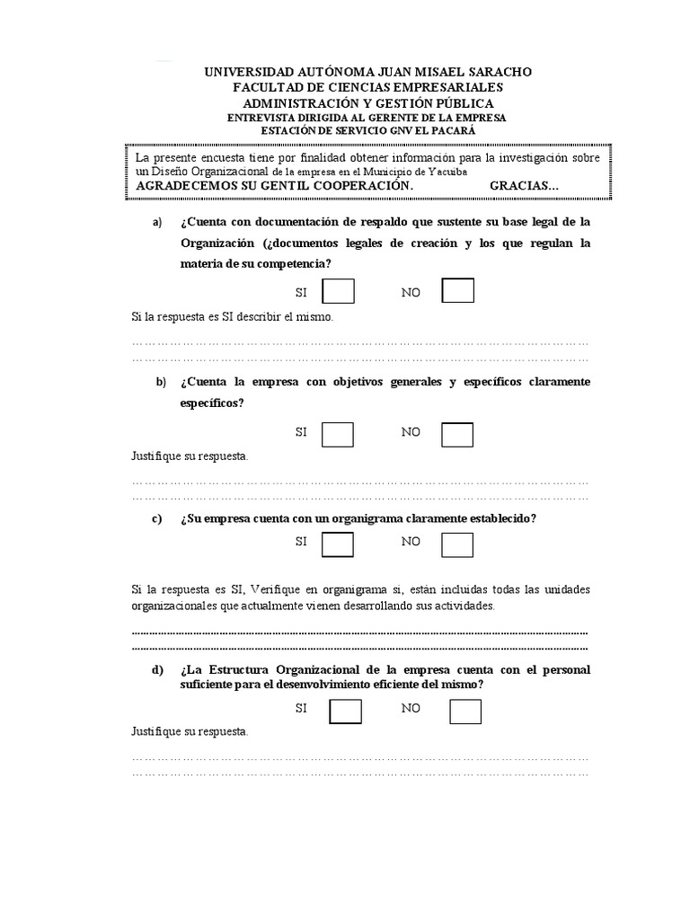 Evaluación del Diseño Organizacional de GNV El Pacará | PDF | Business | Economias
