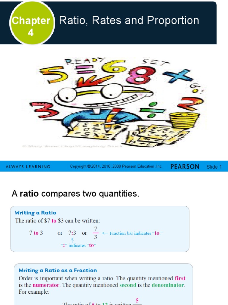 Chapter4 RatioRatesandProportion | PDF | Ratio | Mathematics