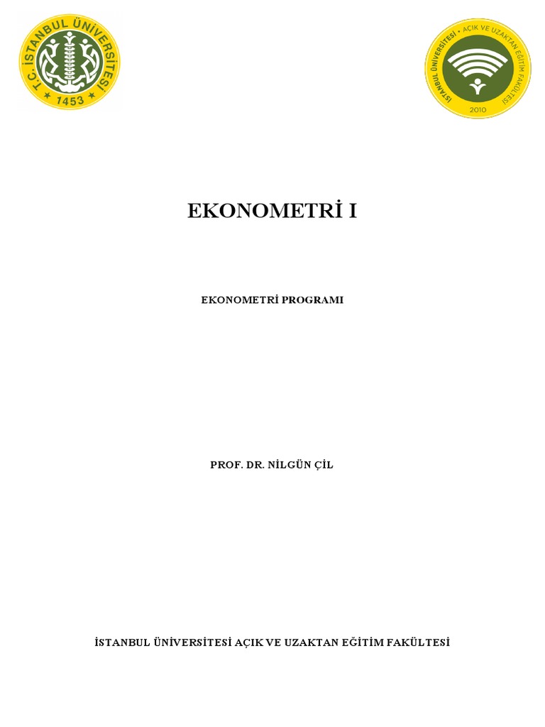 Ekonometri | PDF