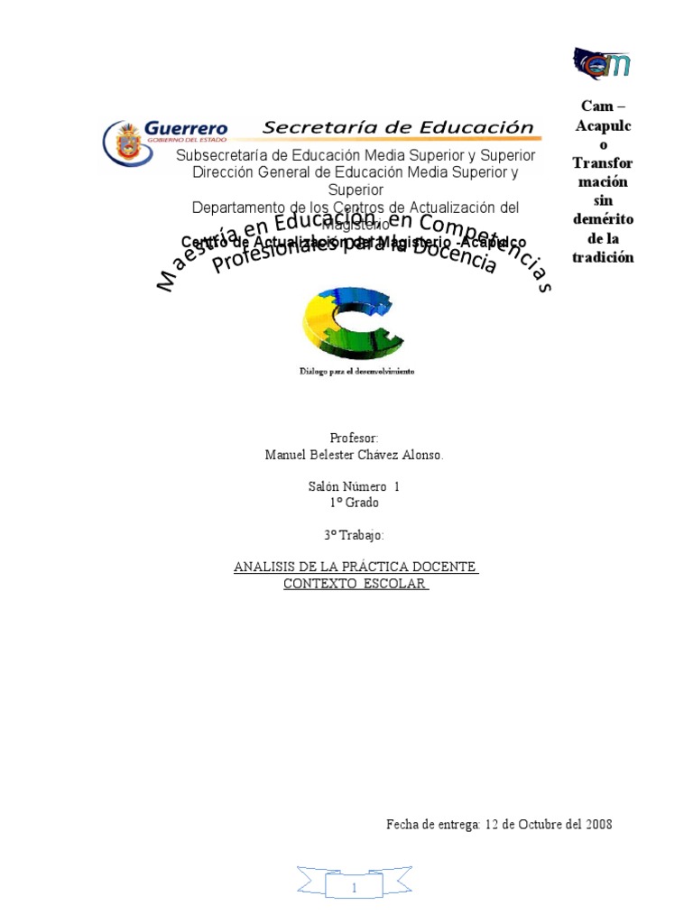 Tarea Del Cam 10 A 15 Cuartillas | PDF
