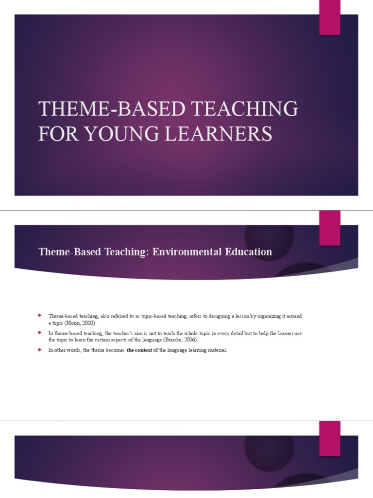 Theme-Based Teaching | PDF | Learning | Language Acquisition