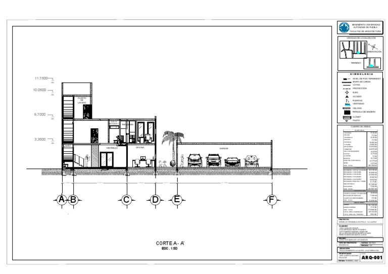 Corte A-A' | PDF | Diseño arquitectonico | Arquitectura