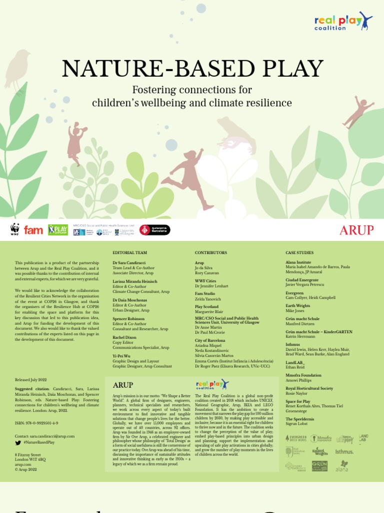 Nature Based Play | PDF | Biodiversity | Nature