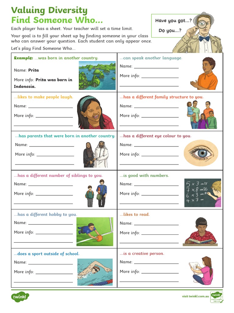 Valuing Diversity Activity Guide | PDF | Games & Activities