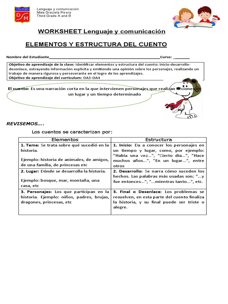 Elementos y Estructura del Cuento | PDF | Cuentos | Narración