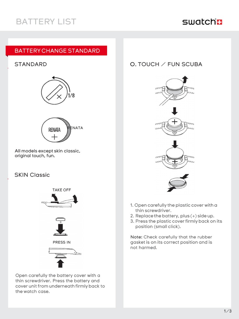 Battery Change en PDF | PDF