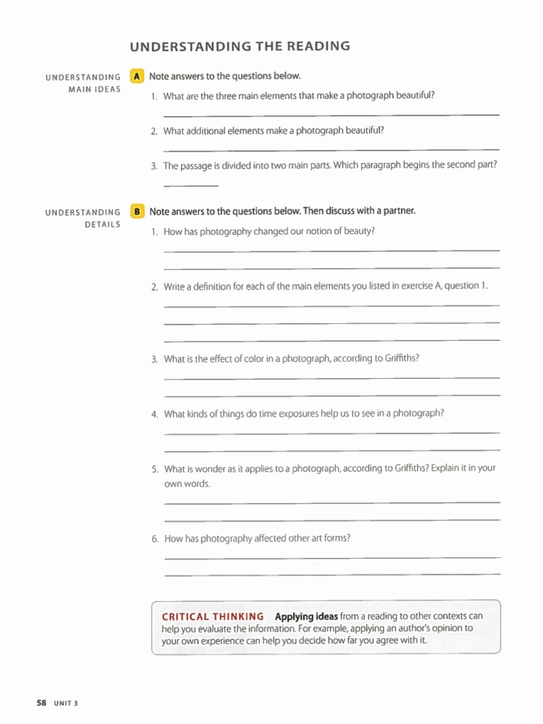 Pathways 4 Unit 3 Beauty and Perception | PDF
