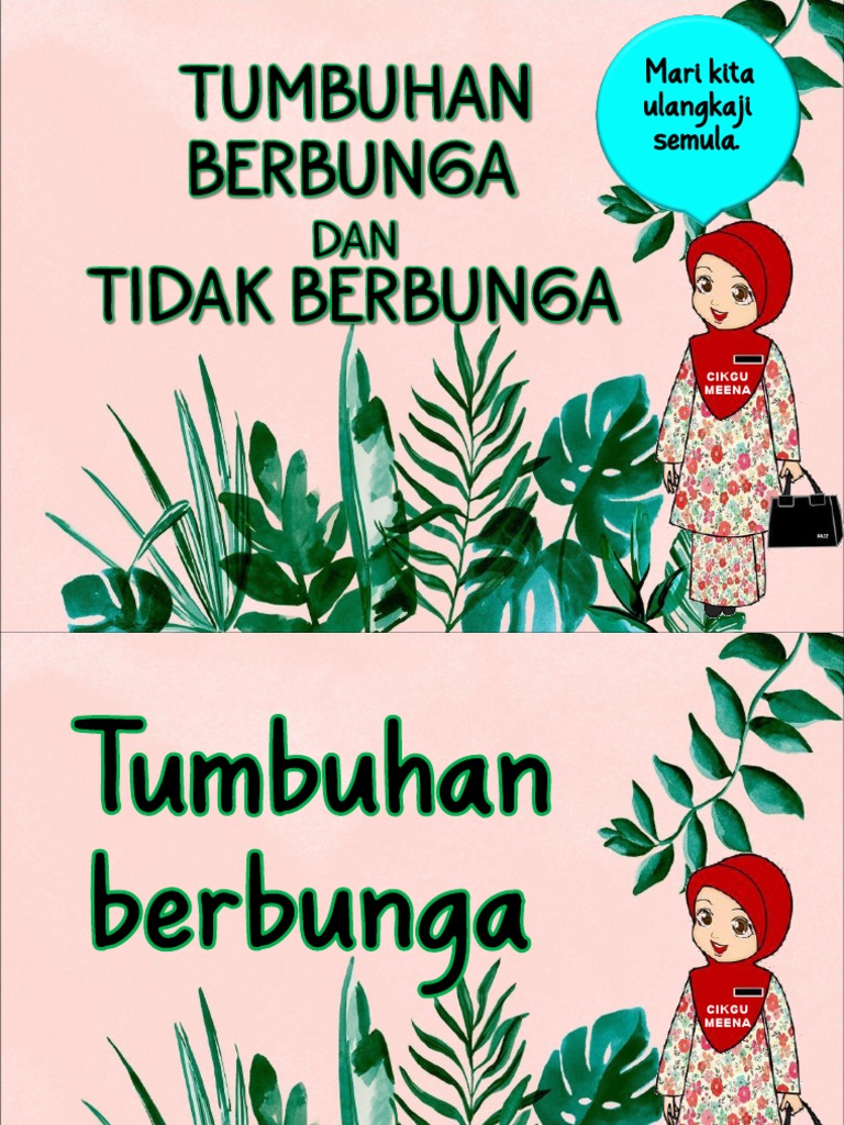 Tumbuhan Berbunga Dan Tumbuhan Tidak Berbunga | PDF
