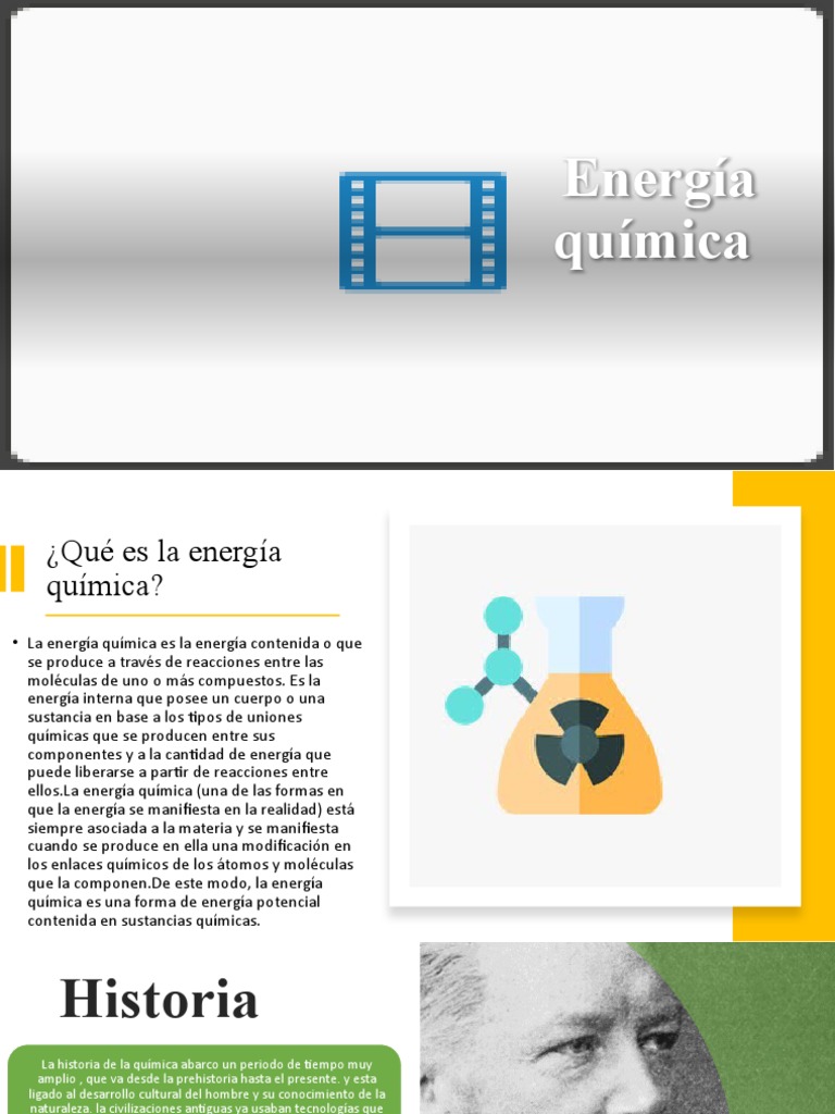 Energía Química | PDF | Química | Reacciones químicas