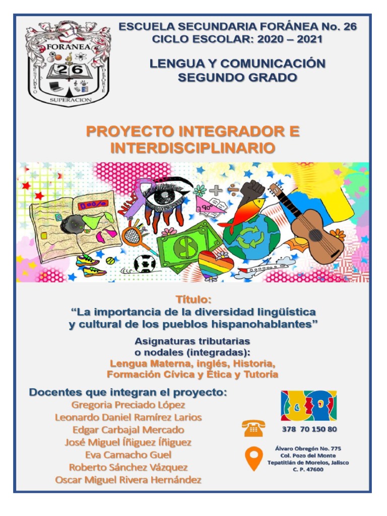 Proyecto 8 Segundo Grado PDF | PDF | Lengua española | Tradiciones