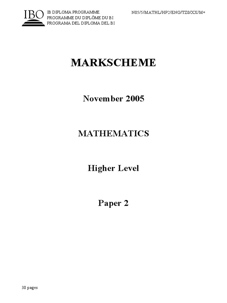 Mathematics HL Paper 2 | PDF | Accuracy And Precision | Significant Figures