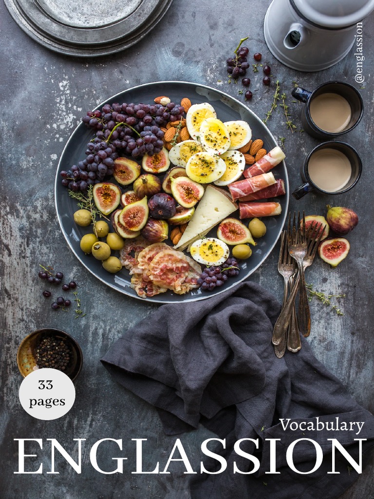 Vocabulary Food Cooking Pdf Pdf Fruit Vegetables