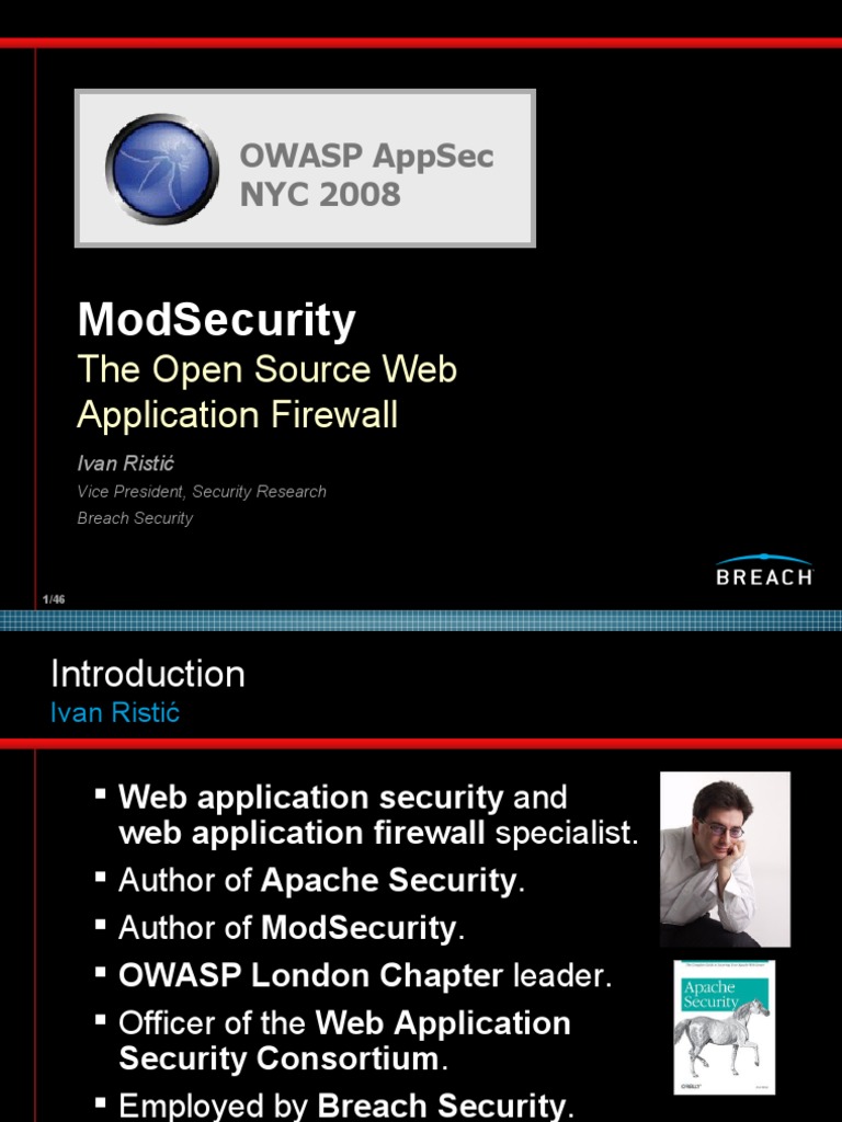 OWASP NYC 2008-Web Intrusion Detection With ModSecurity | PDF | World ...
